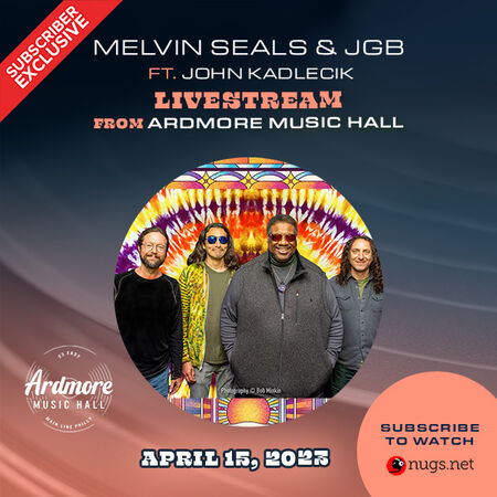 Melvin Seals & JGB Live Concert Setlist at Ardmore Music Hall, Ardmore ...