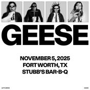 Geese Live Concert Setlist at Stubb's Bar-B-Q, Austin, TX on 11-05-2025
