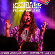 Kendall Street Company Live Concert Setlist at 5 Points Music Sanctuary, Roanoke, VA on 01-12-2024