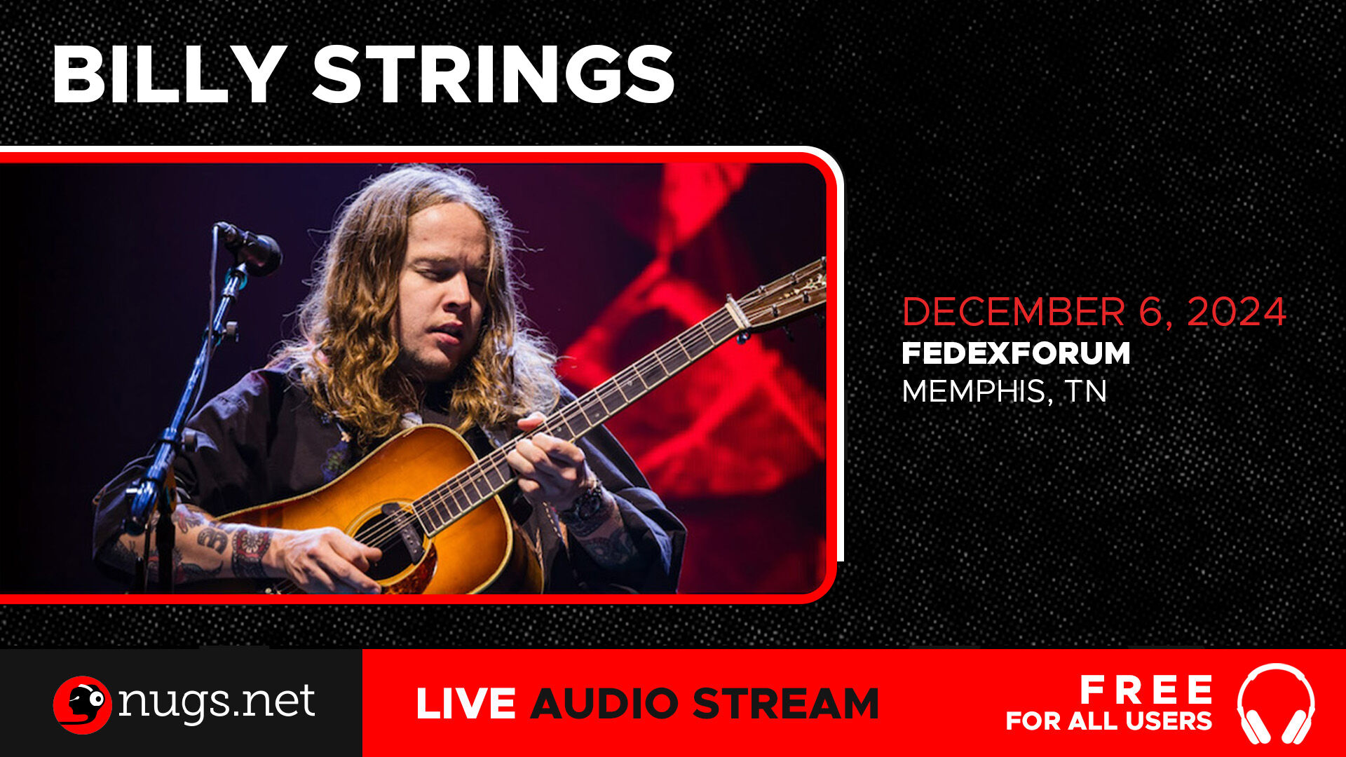 Billy Strings - Stream Live and Download Concerts