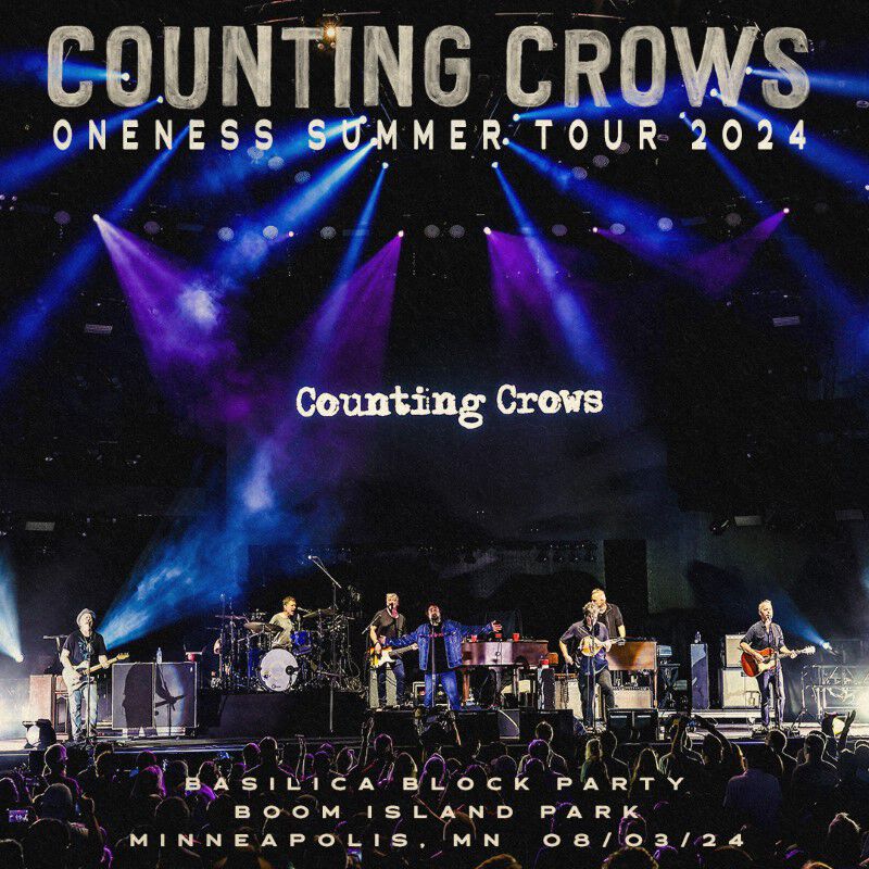 Counting Crows Live Concert Setlist at Basilica Block Party at Boom ...
