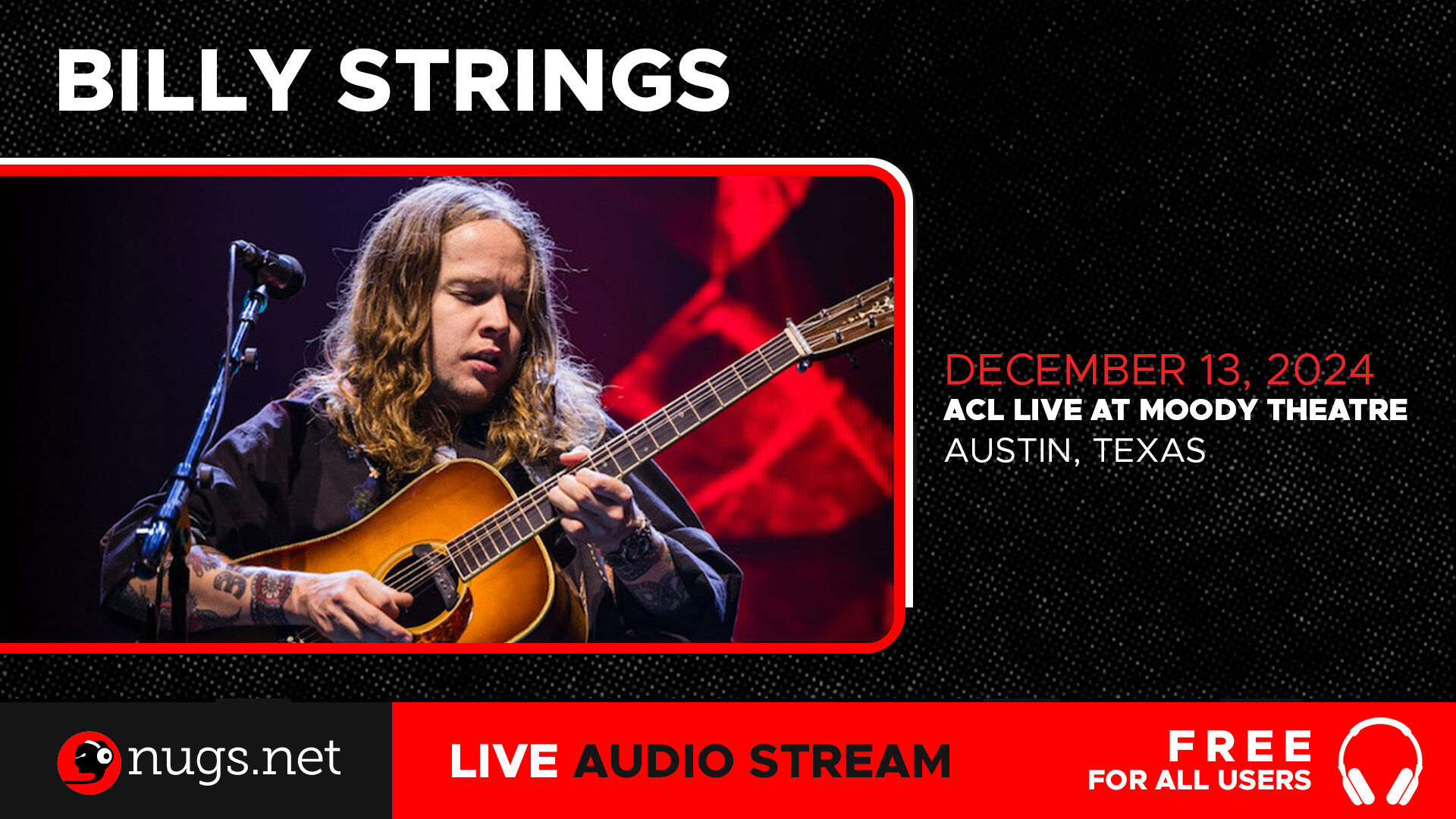 Billy Strings - Stream Live and Download Concerts