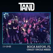 Tand Live Concert Setlist at Crazy Uncle Mikes, Boca Raton, FL on 11-12 ...