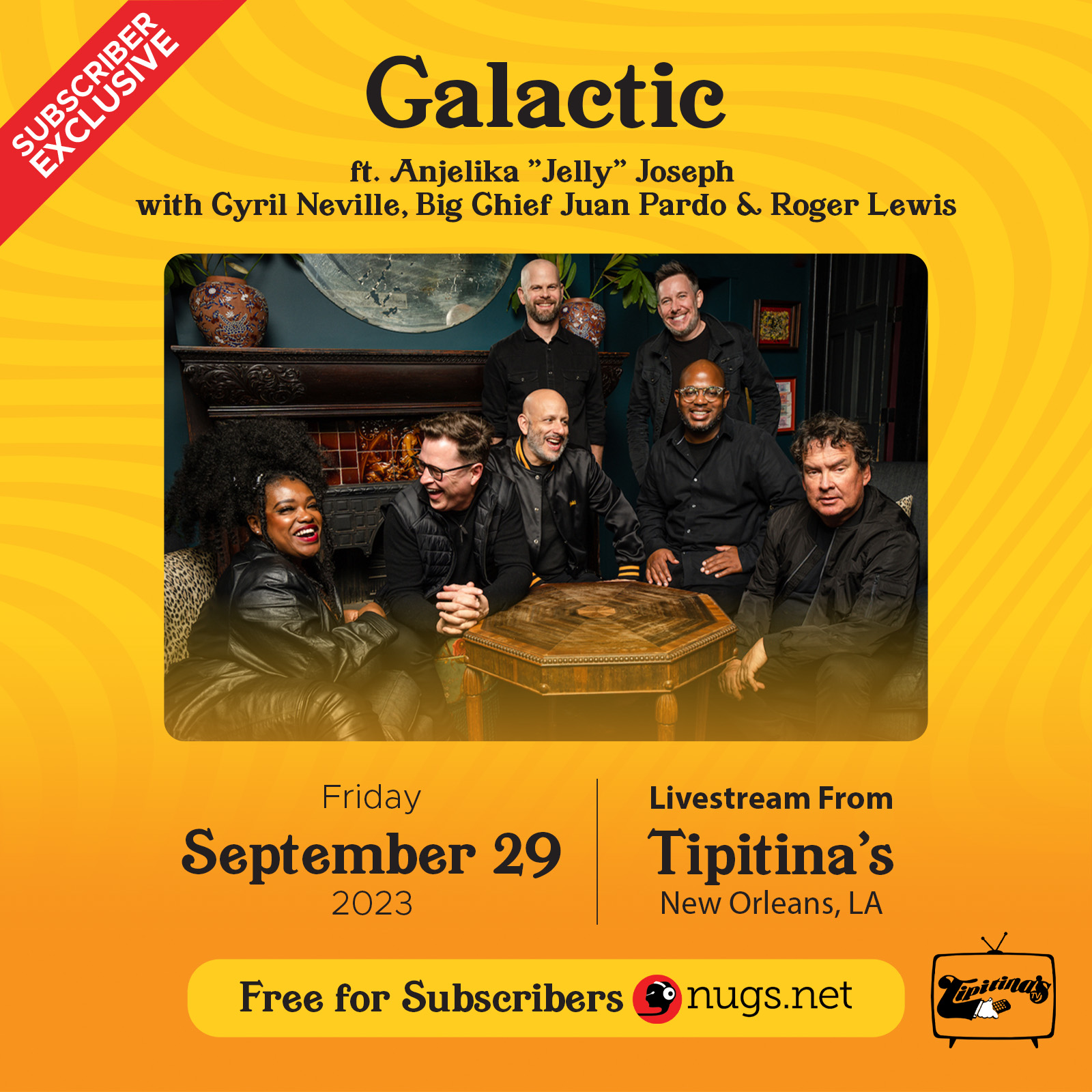 Galactic Live Concert Setlist at Tipitina's, New Orleans, LA on 09-29-2023