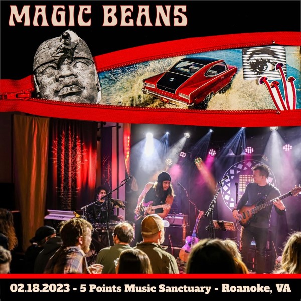 Magic Beans Live Concert Setlist at 5 Points Music Sanctuary, Roanoke, VA on 02-18-2023