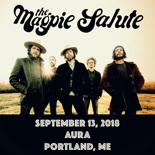 The Magpie Salute Live Concert Setlist at Aura, Portland, ME on 09-13-2018