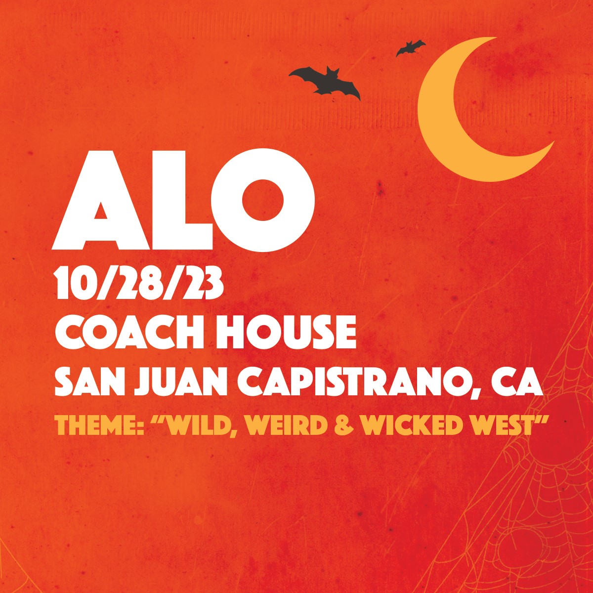ALO Live Concert Setlist at The Coach House, San Juan Capistrano, CA on ...